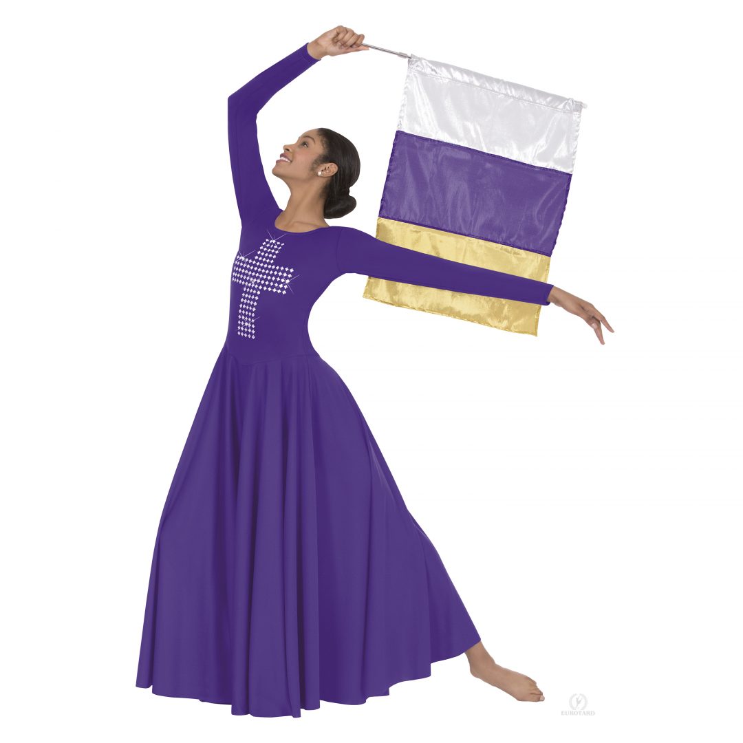Eurotard Metallic Tricolor Dance Flag – Dancewear NYC