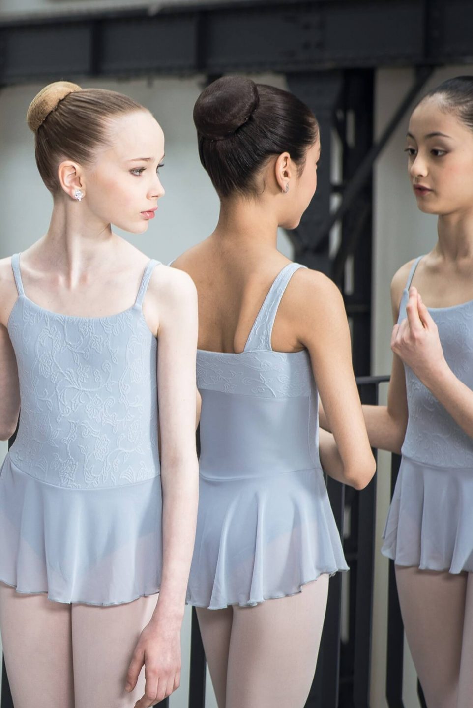 Stretch Mesh Skirt | "ATENA" 3-D filigree flower Tulle | Dancewear NYC